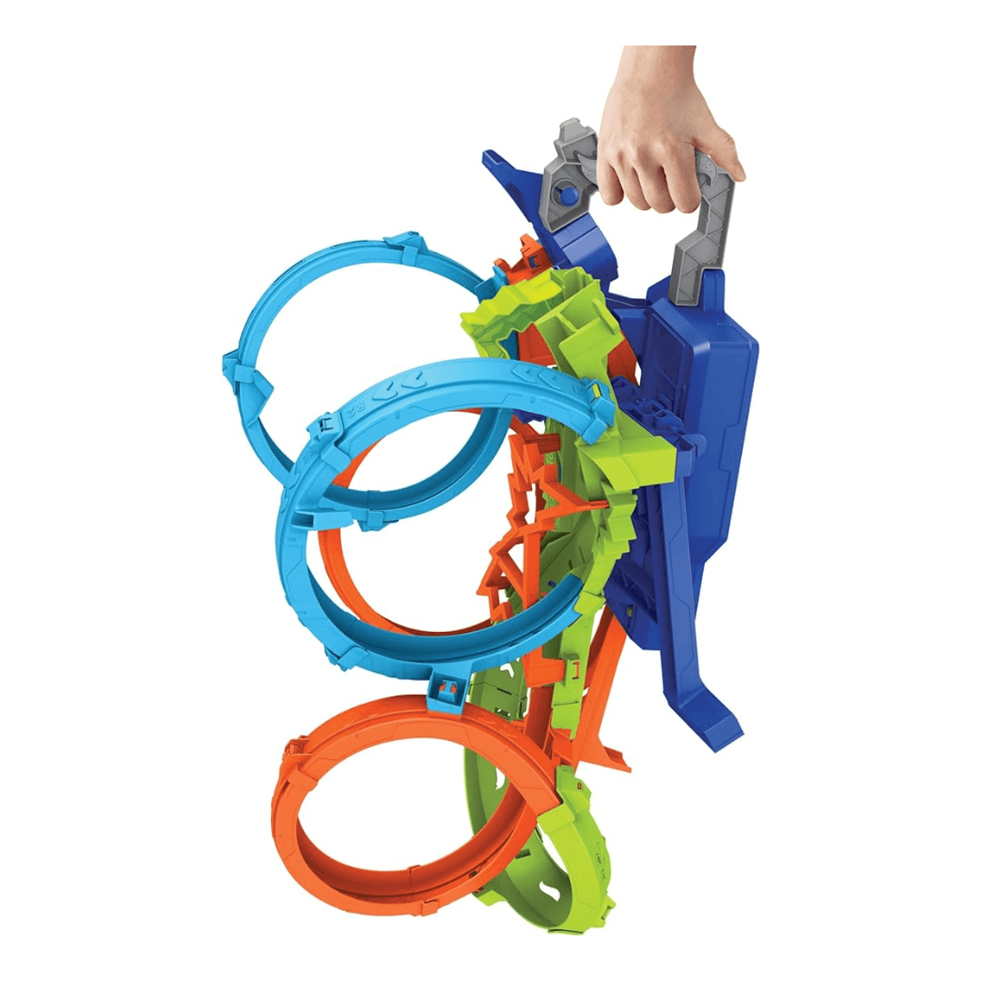 Pista Hot Wheels 4-Loops Crash-Out Mattel - HXR70